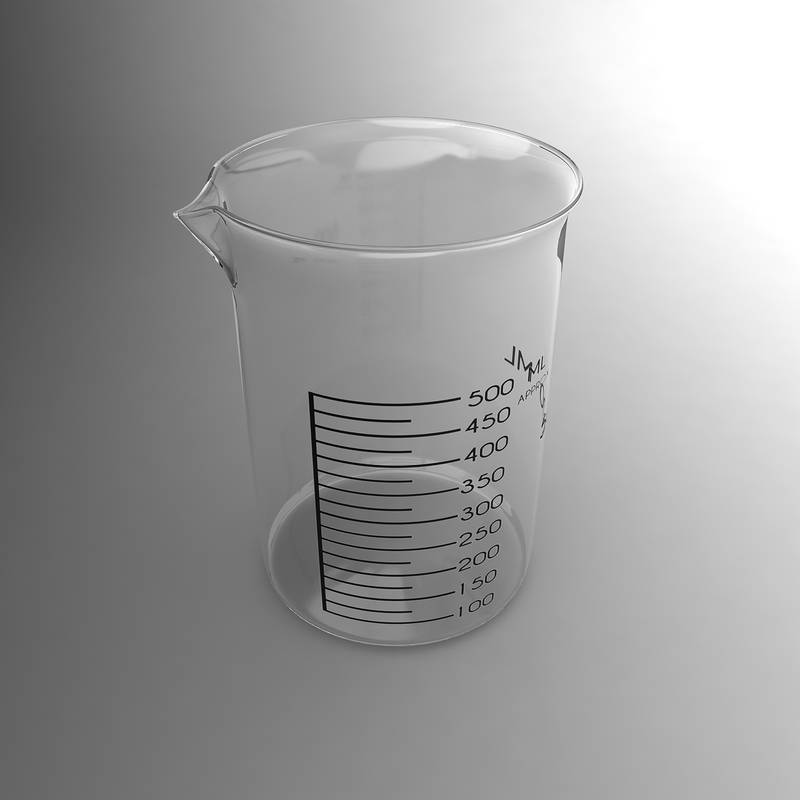 3d beaker model