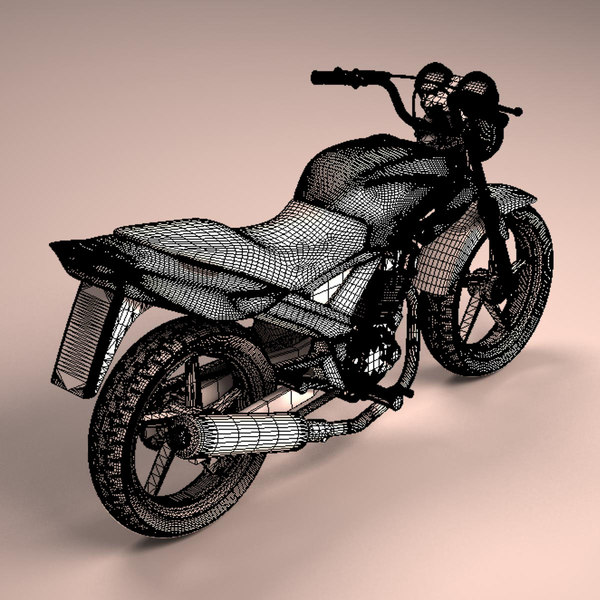 honda cbx 250 3d max