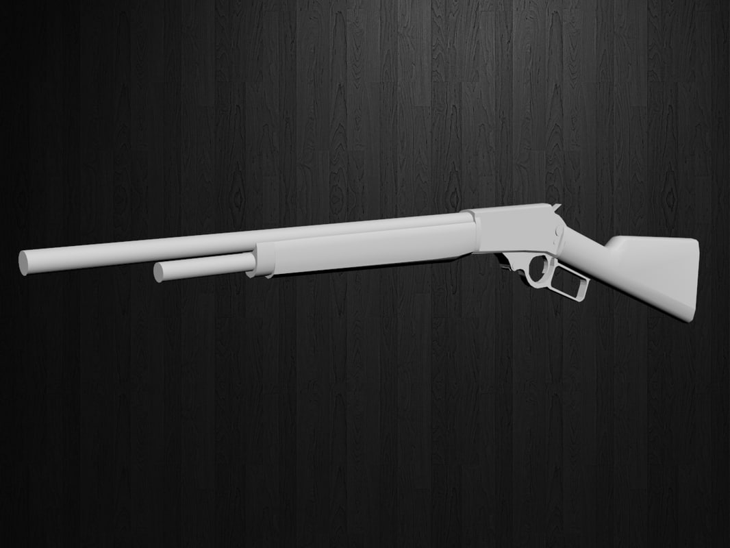 3d model of marlin 1895g