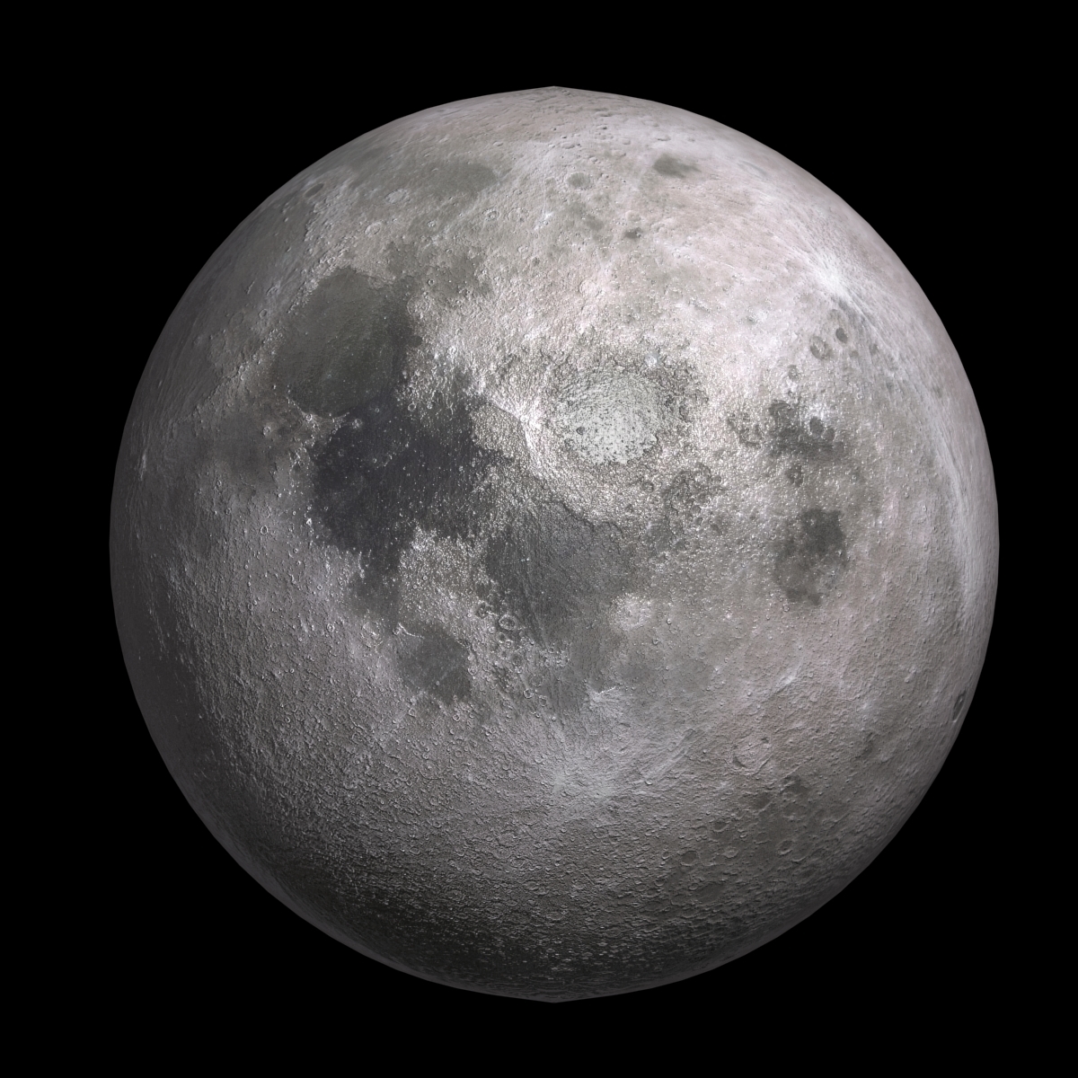 3d model moon