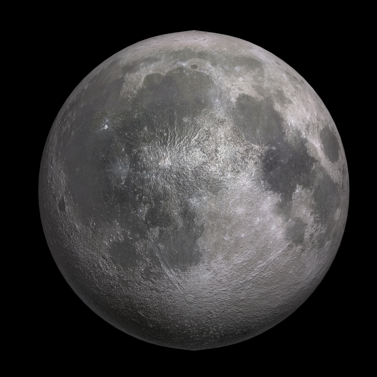 3d model moon