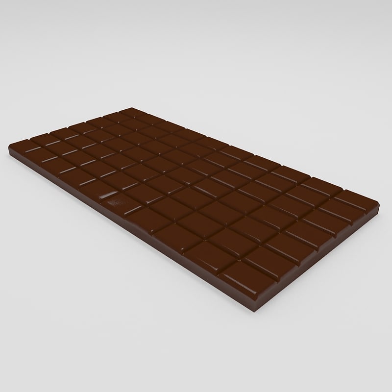 chocolate 3d model