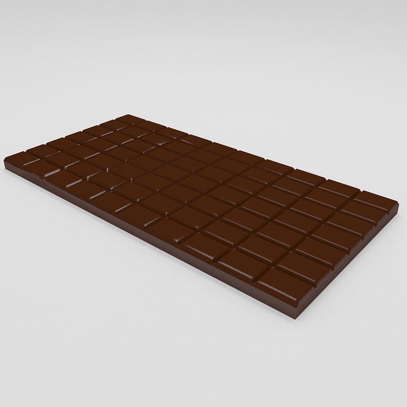 chocolate 3d model