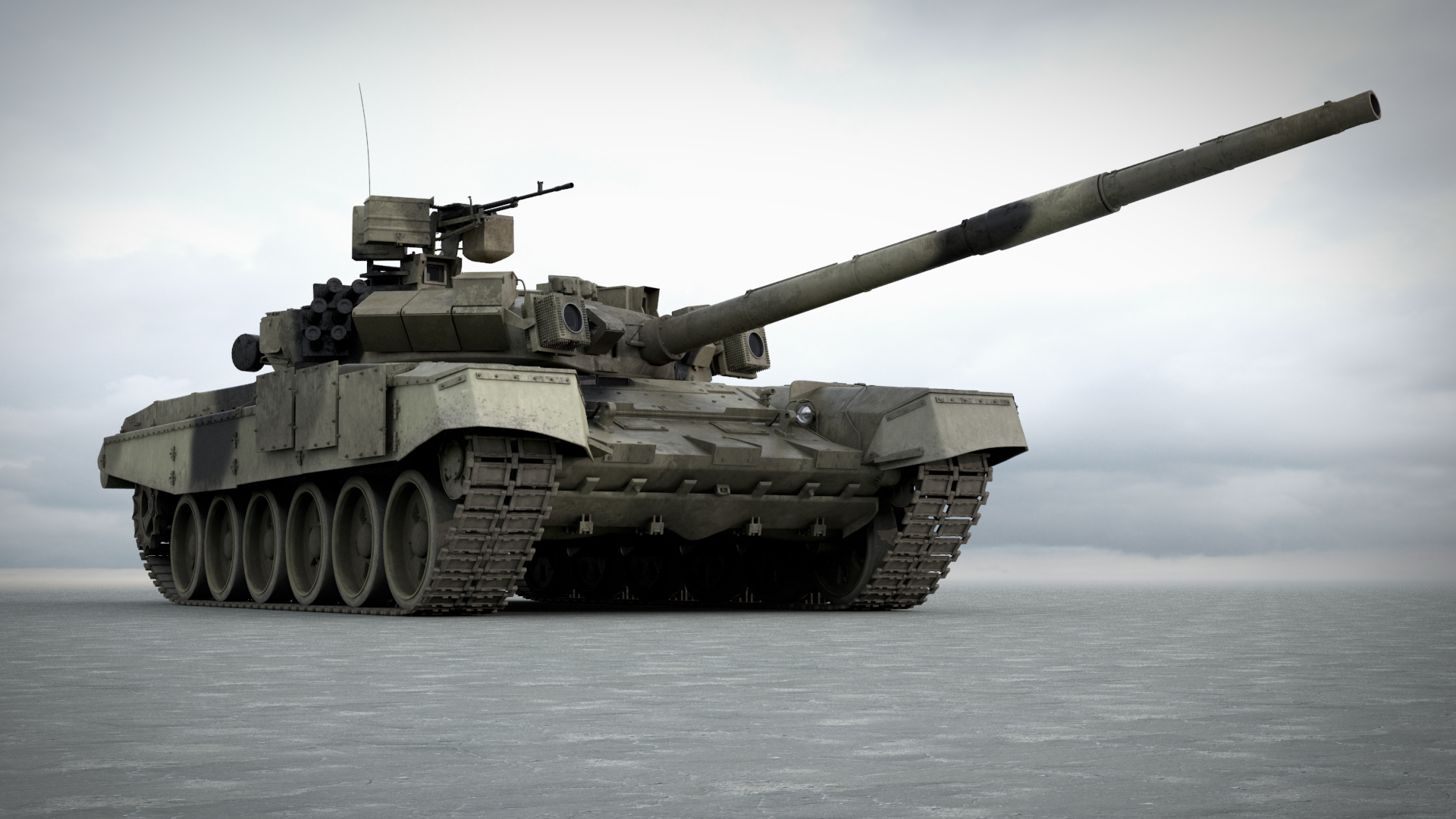 3d model of t90s russian tanks t-90