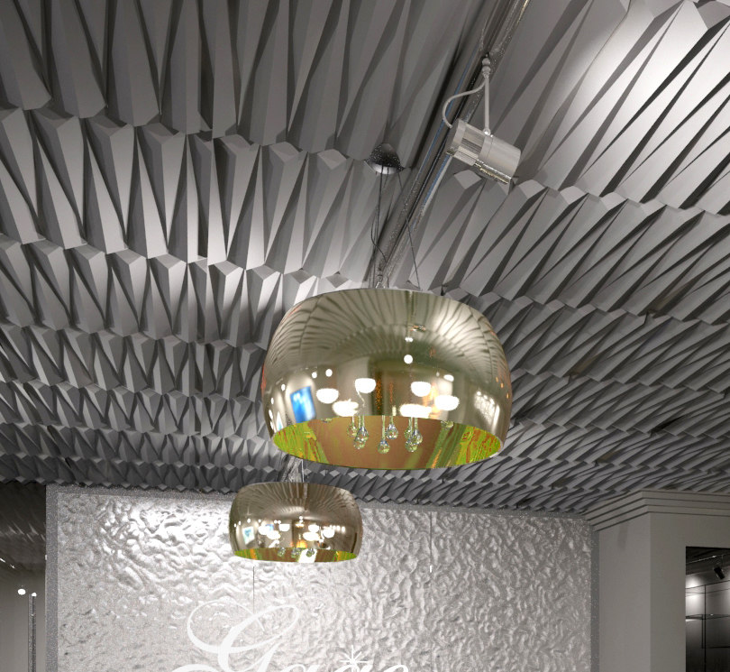 elegant light fixture 3d model