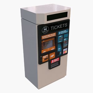 Ticket Machine 3D Models for Download | TurboSquid