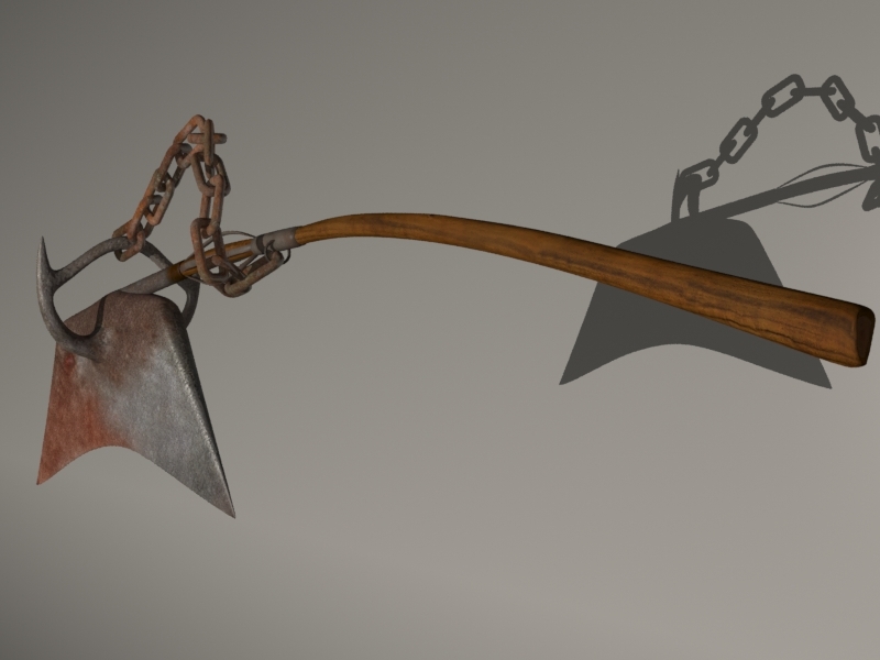 axe bull beheader 3d model