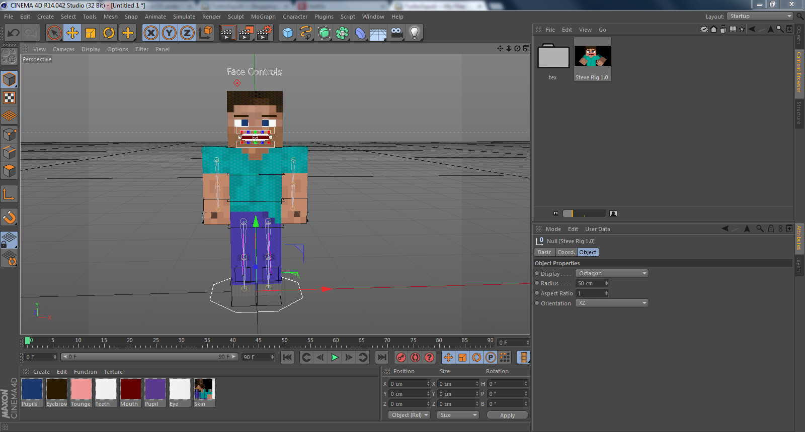steve rig 3d 3ds