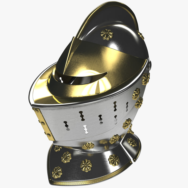 medieval close helmet 3d max