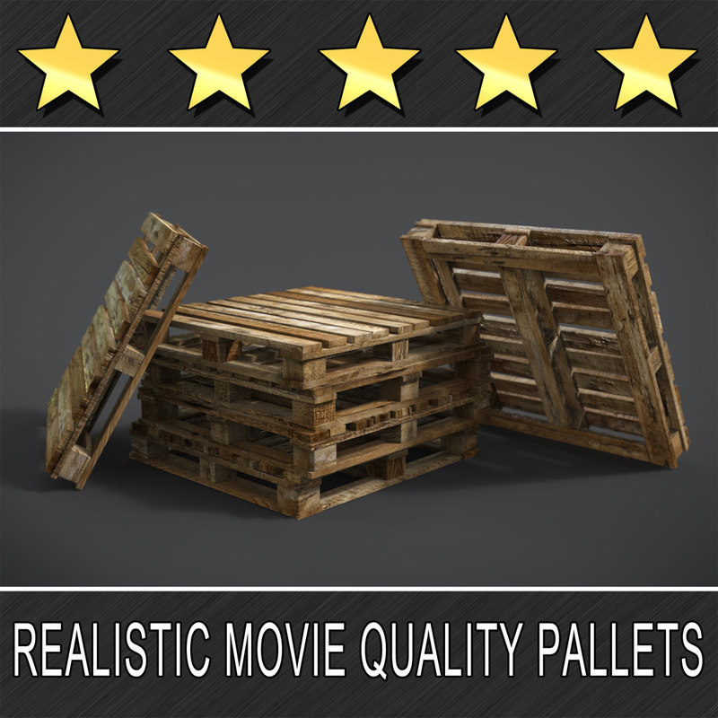 pallets 3d model