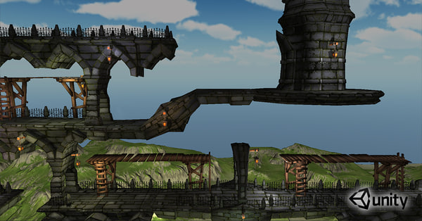 modelo 3d Paquete de inicio Castle Platformer - TurboSquid 779473