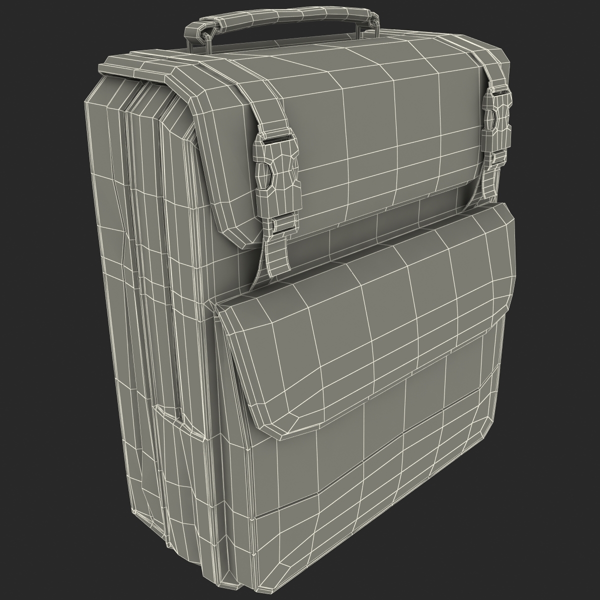 3d model of backpack 9