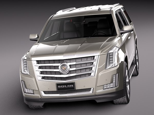 2013 2015 suv cadillac 3d model