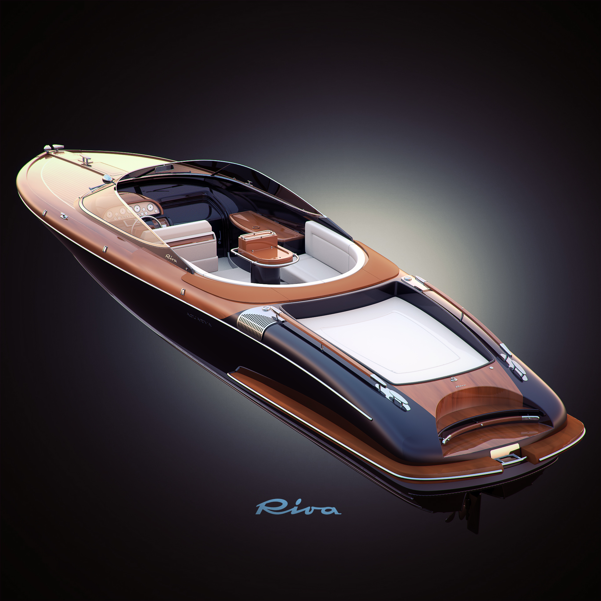 riva aquariva super 3d c4d