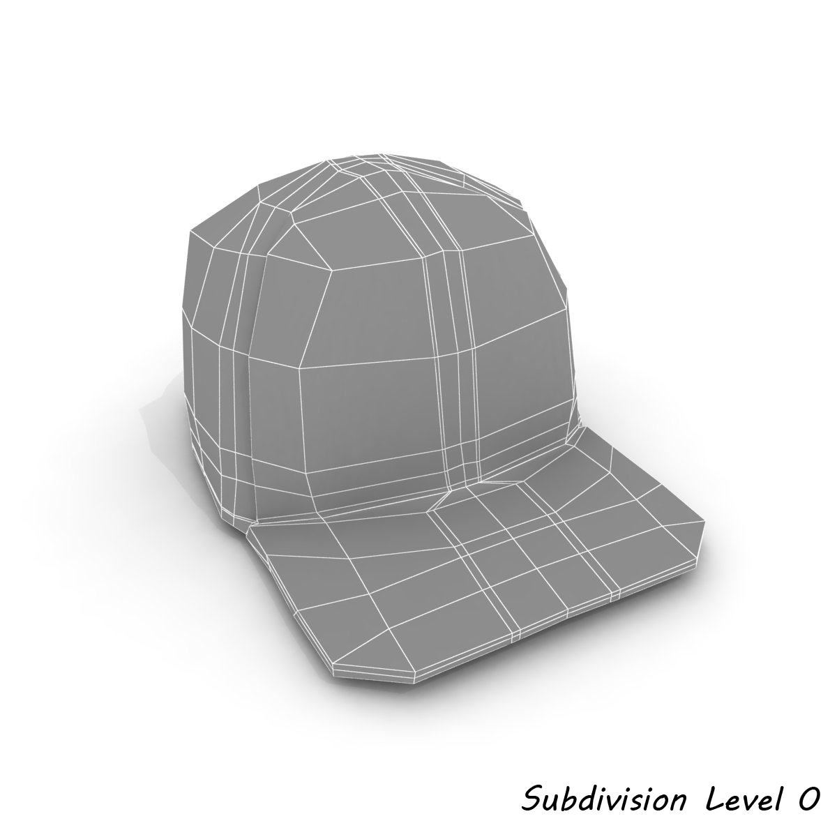 3d baseball cap model