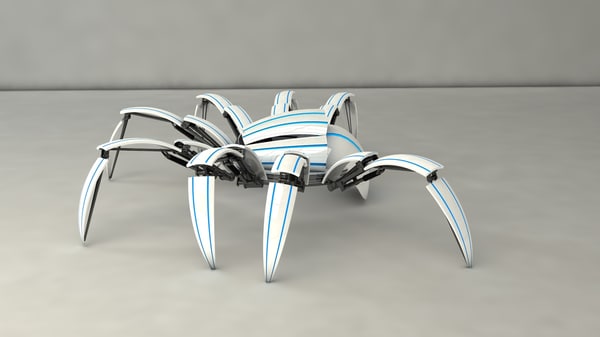3d mechanical spider model