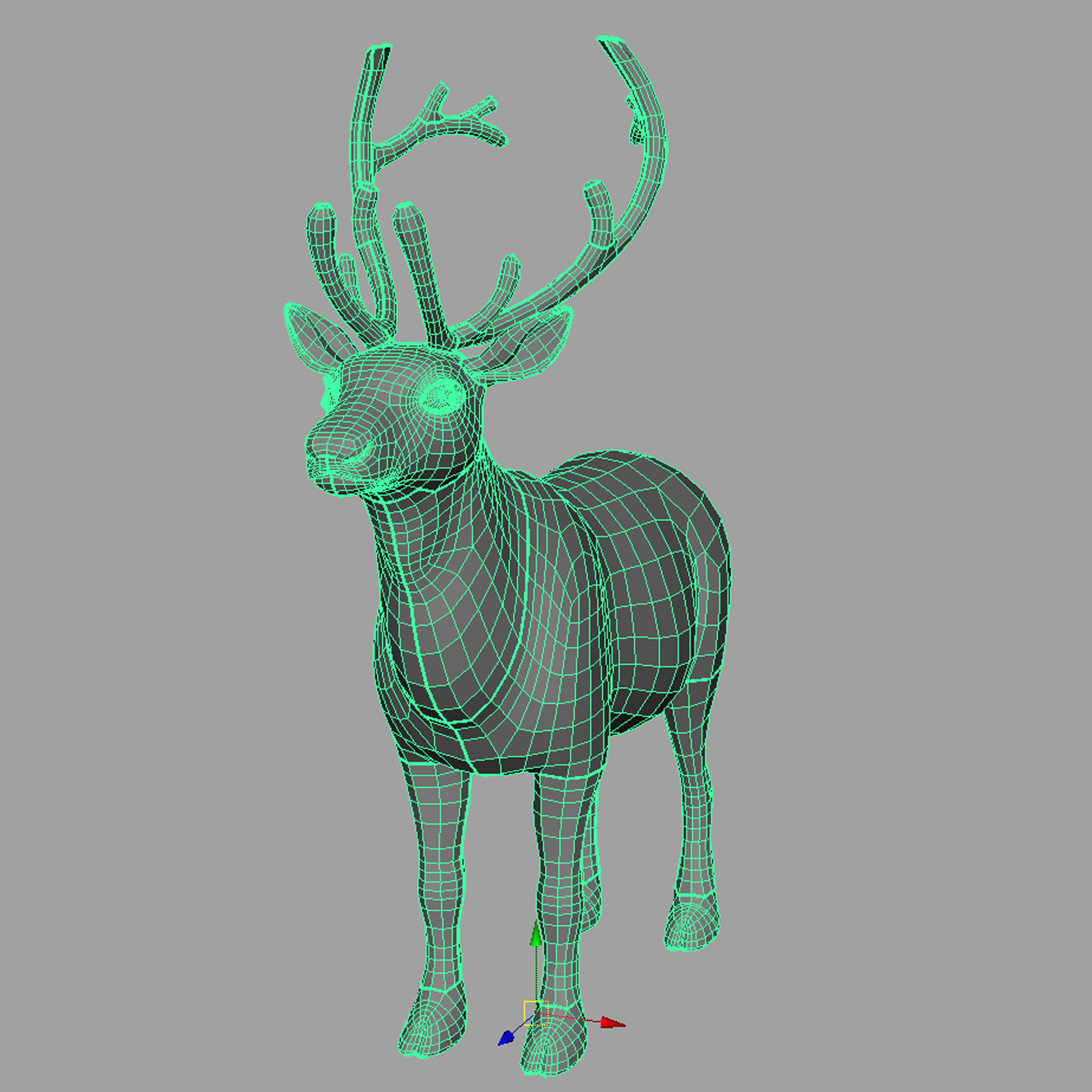 reindeer does 3d model