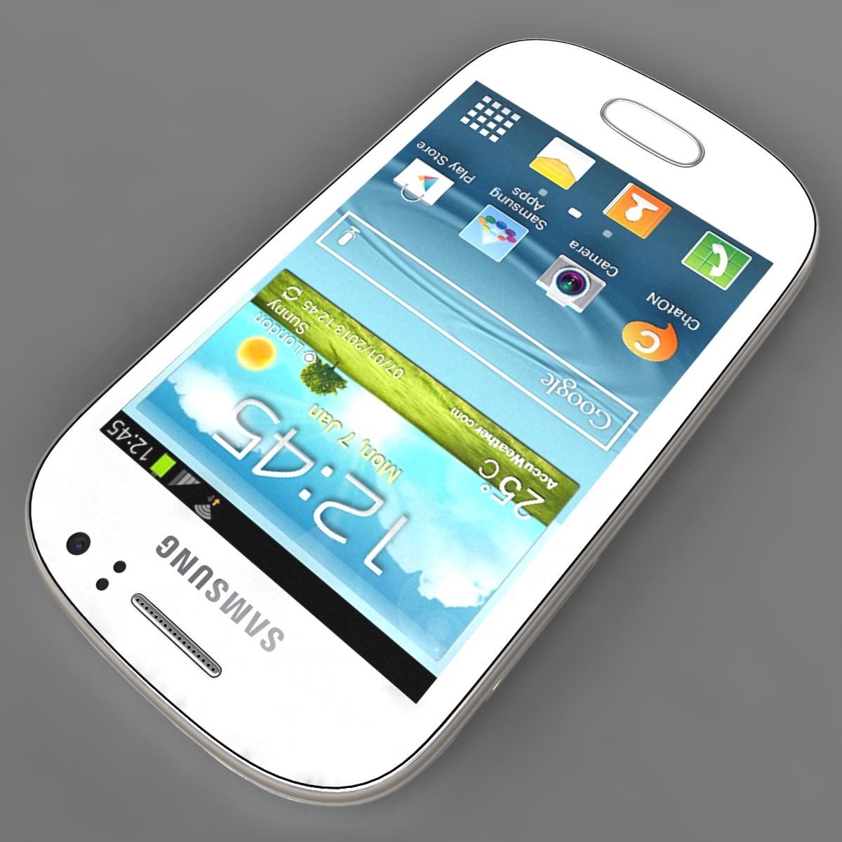 3d samsung galaxy fame s6810 model