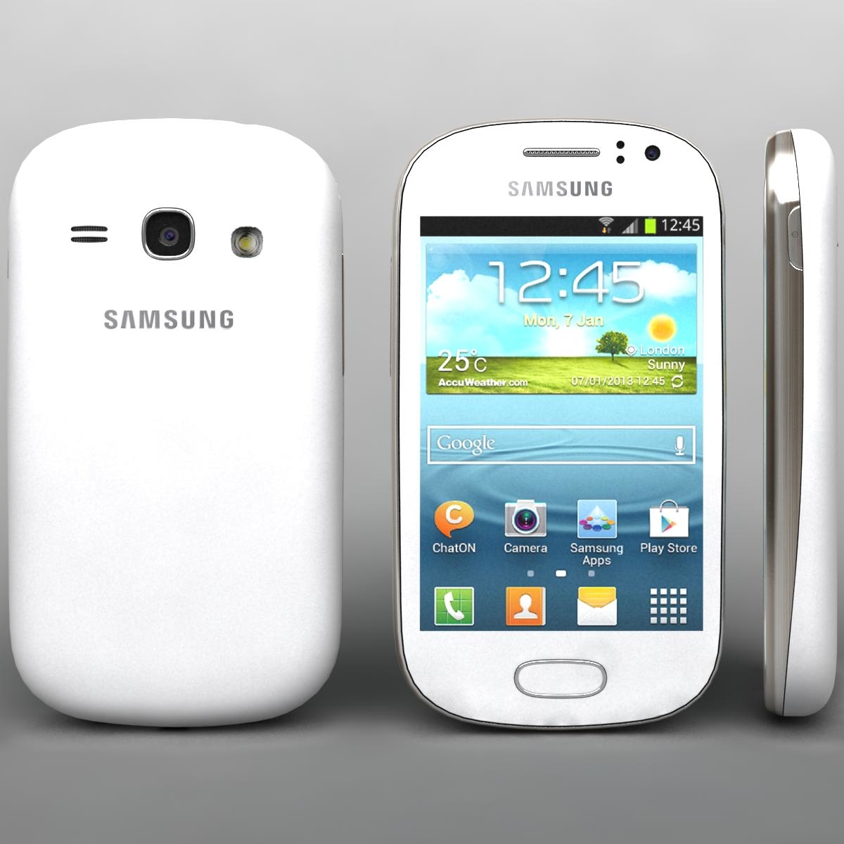 3d samsung galaxy fame s6810 model