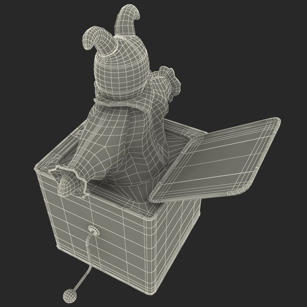 jack box toy 3d model