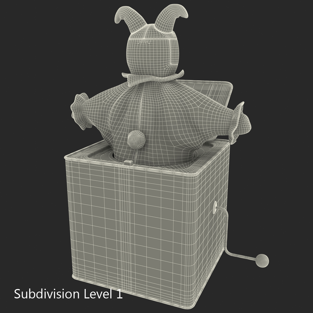 jack box toy 3d model