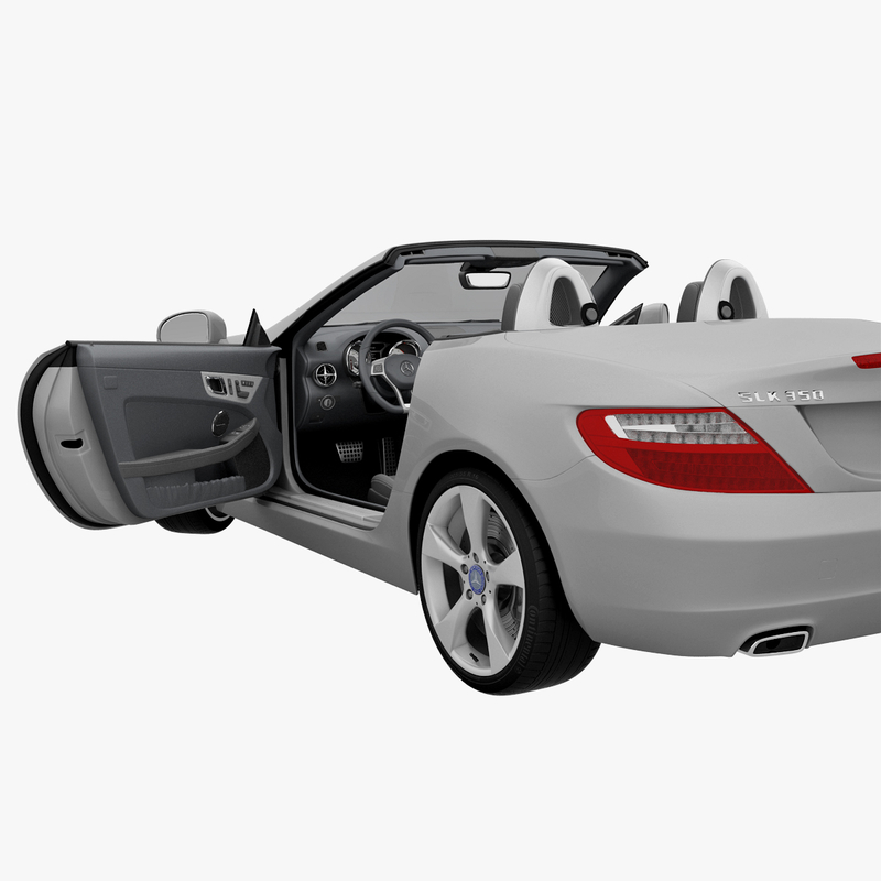 3d mercedes benz slk roadster