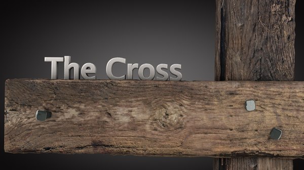 cross church christian 3d c4d