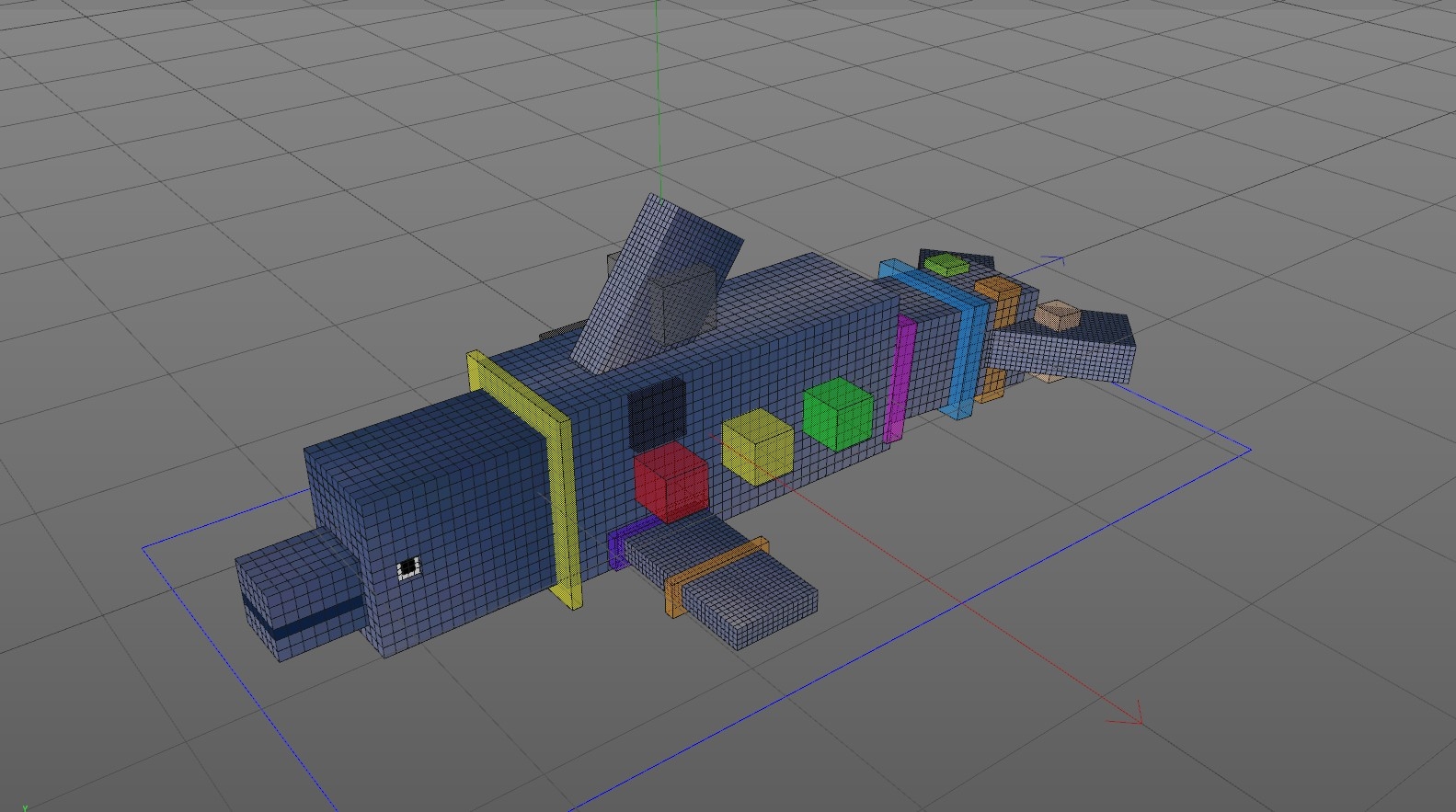 3d model qualitative dolphin rig