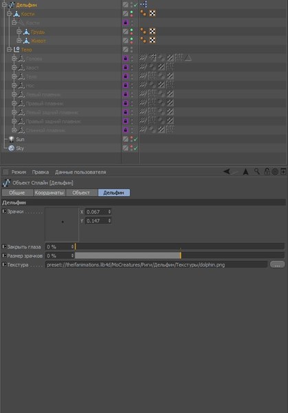 3d model qualitative dolphin rig