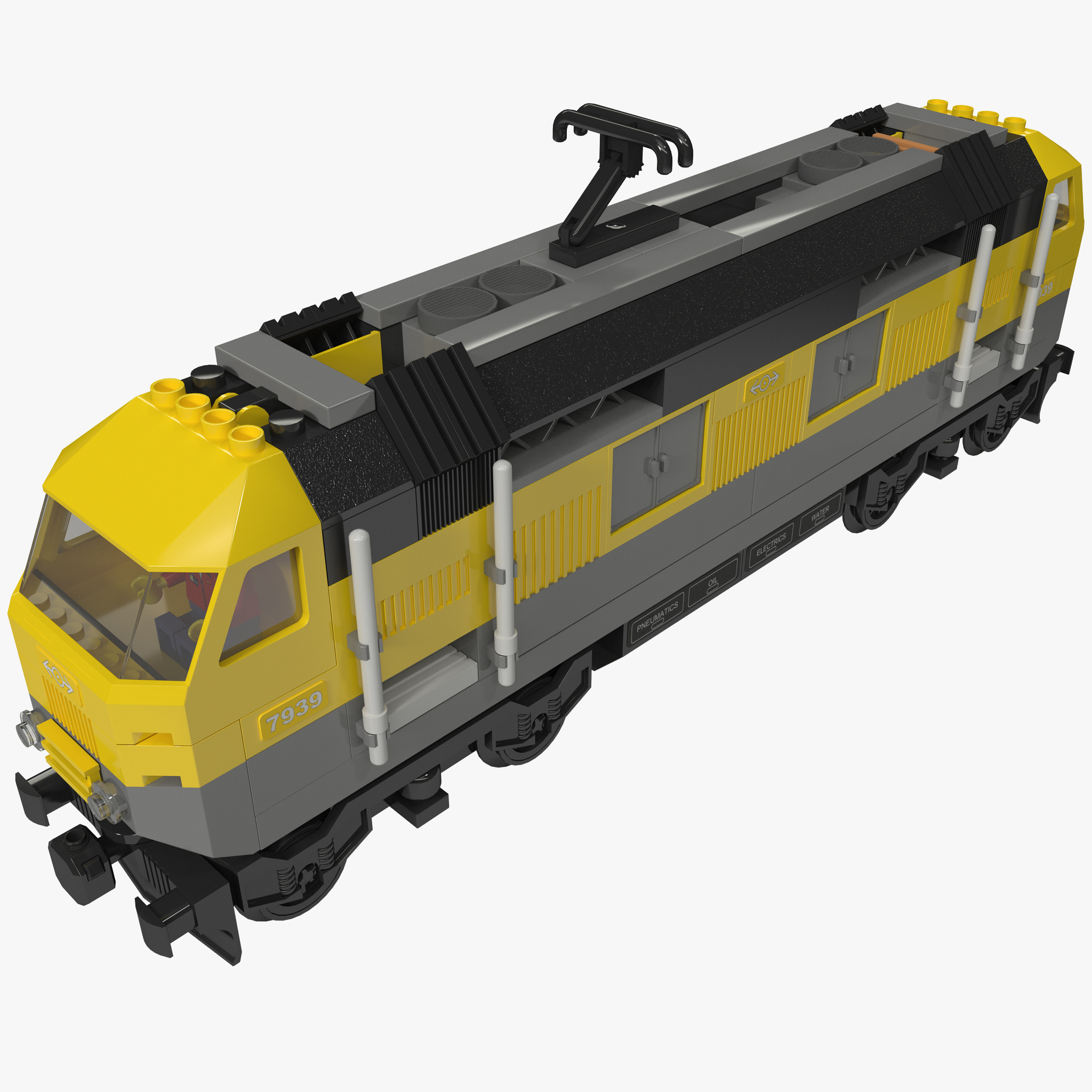 lego train obj