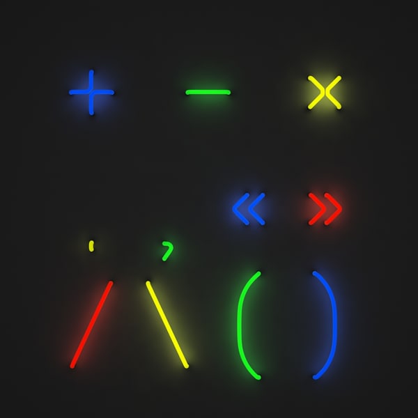 3ds max neon font