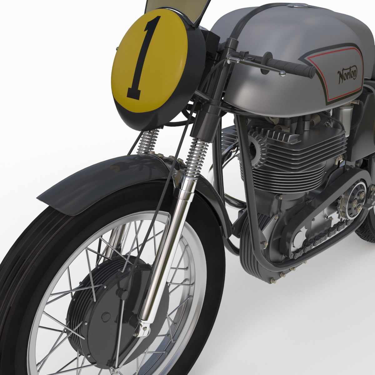3d road racing rcycle norton
