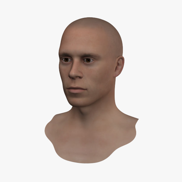 modelo 3d Cabeza humana realista con textura - TurboSquid 793002