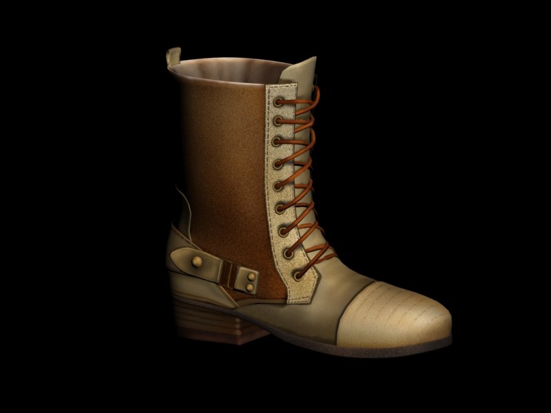 boot 8 3d model