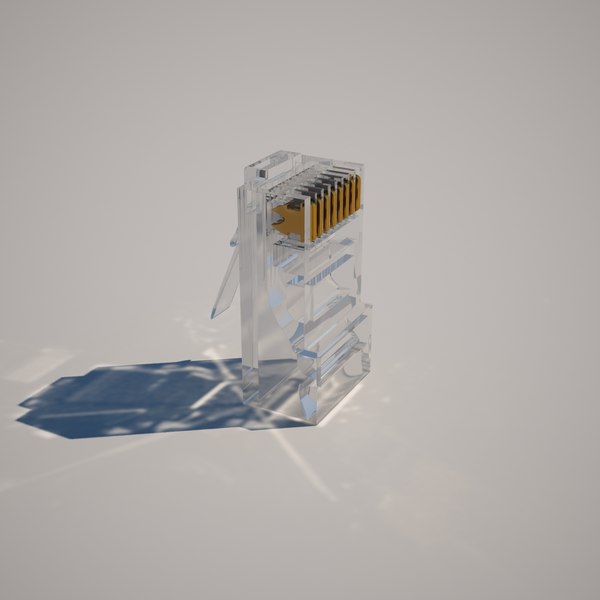 Rj45 Connector 3D Models for Download | TurboSquid