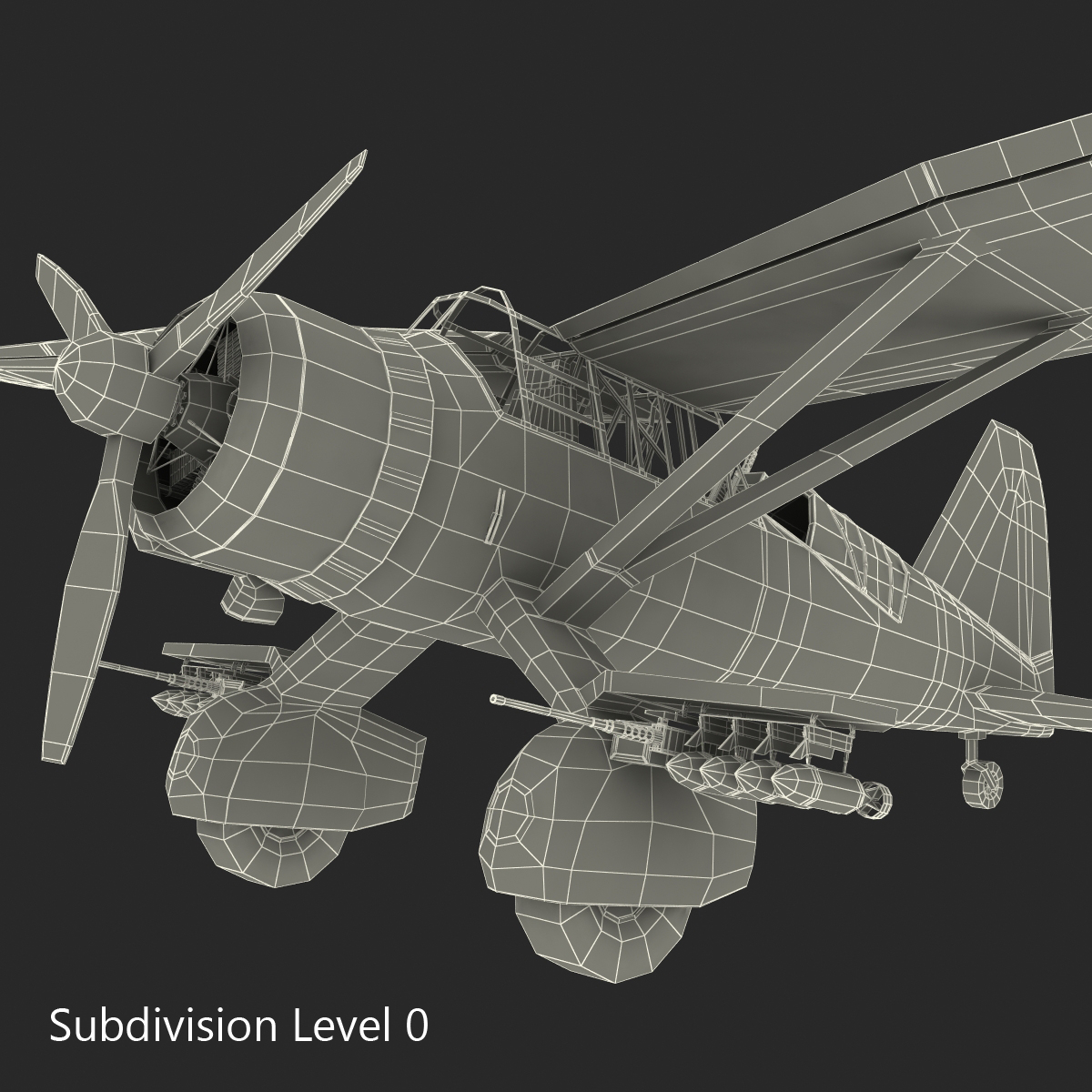 3d model westland lysander british wwii