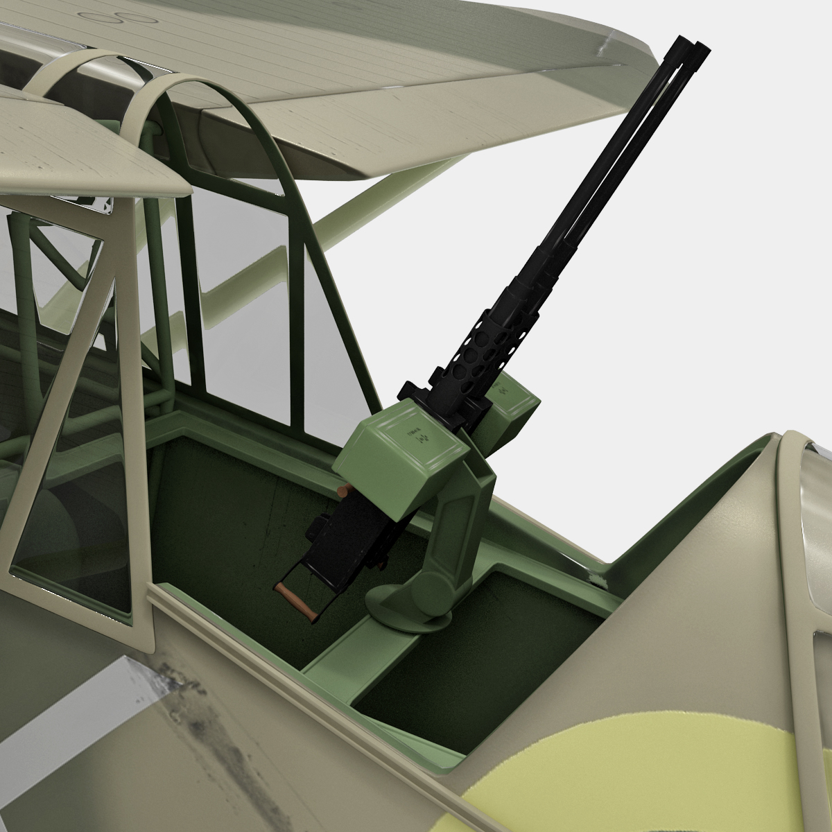 3d model westland lysander british wwii