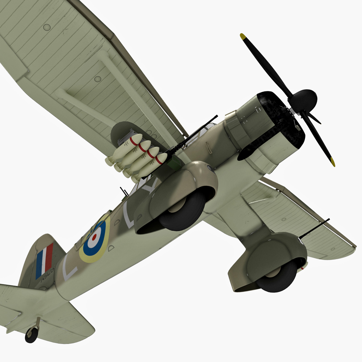 3d model westland lysander british wwii