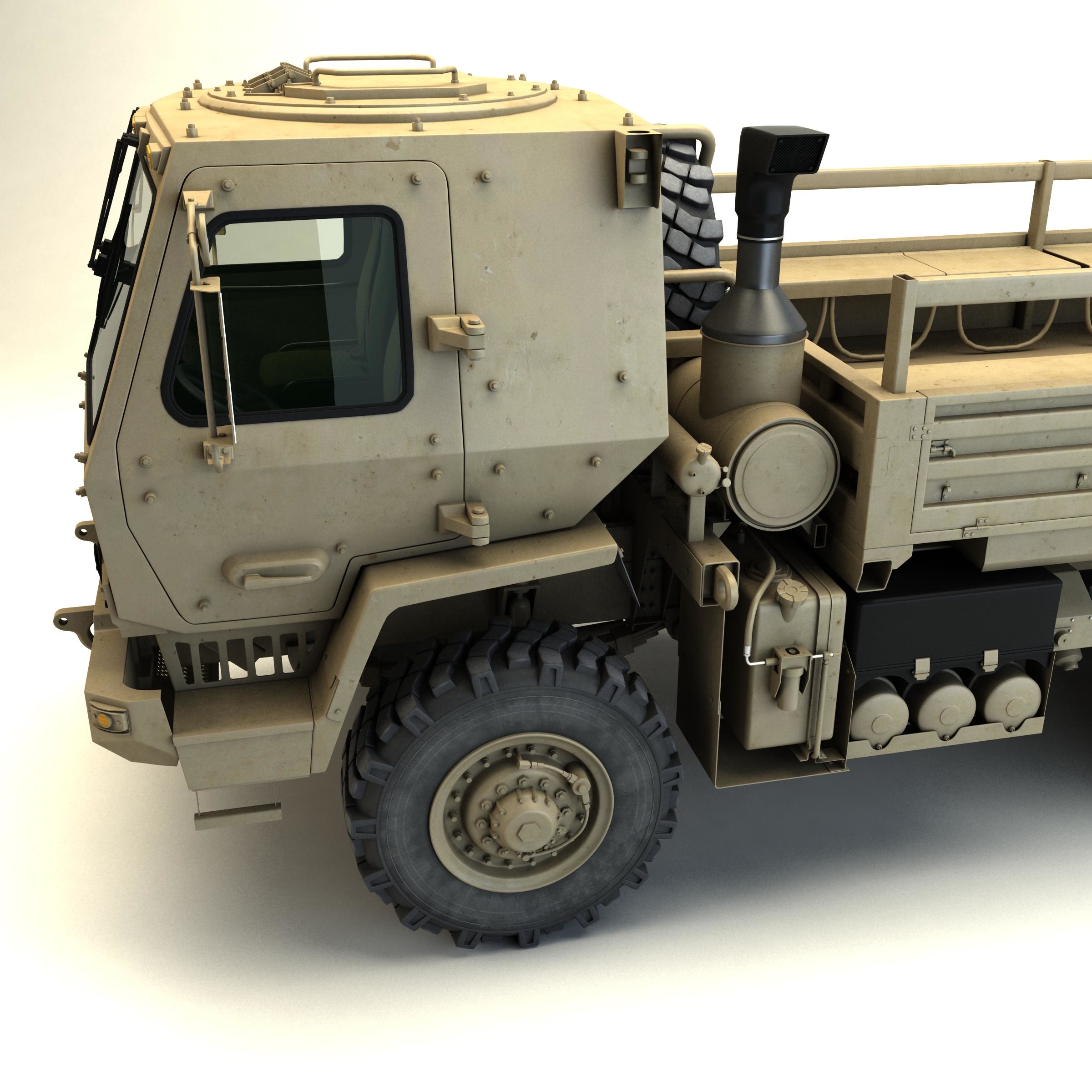 fmtv military trucks 3d model