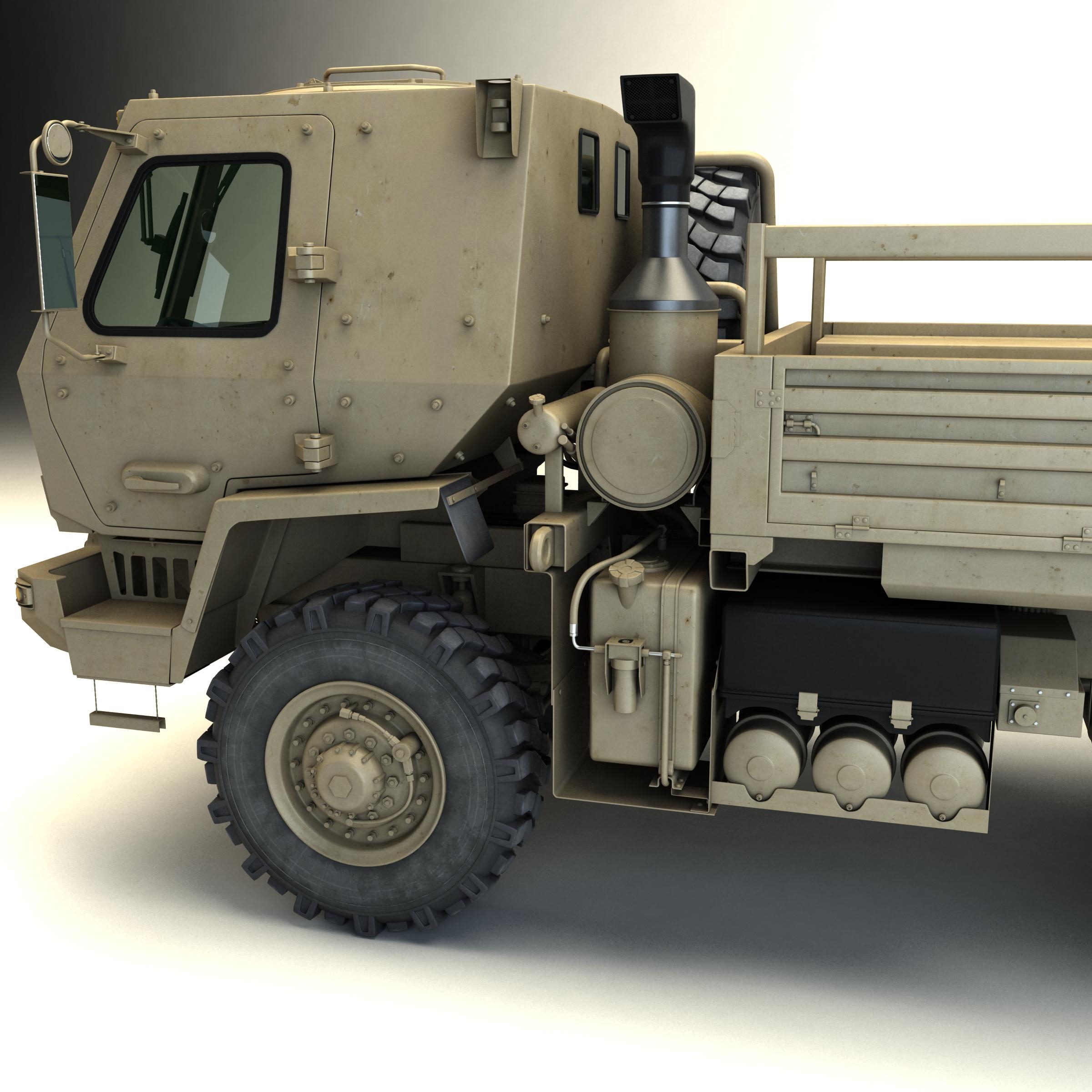 fmtv military trucks 3d model
