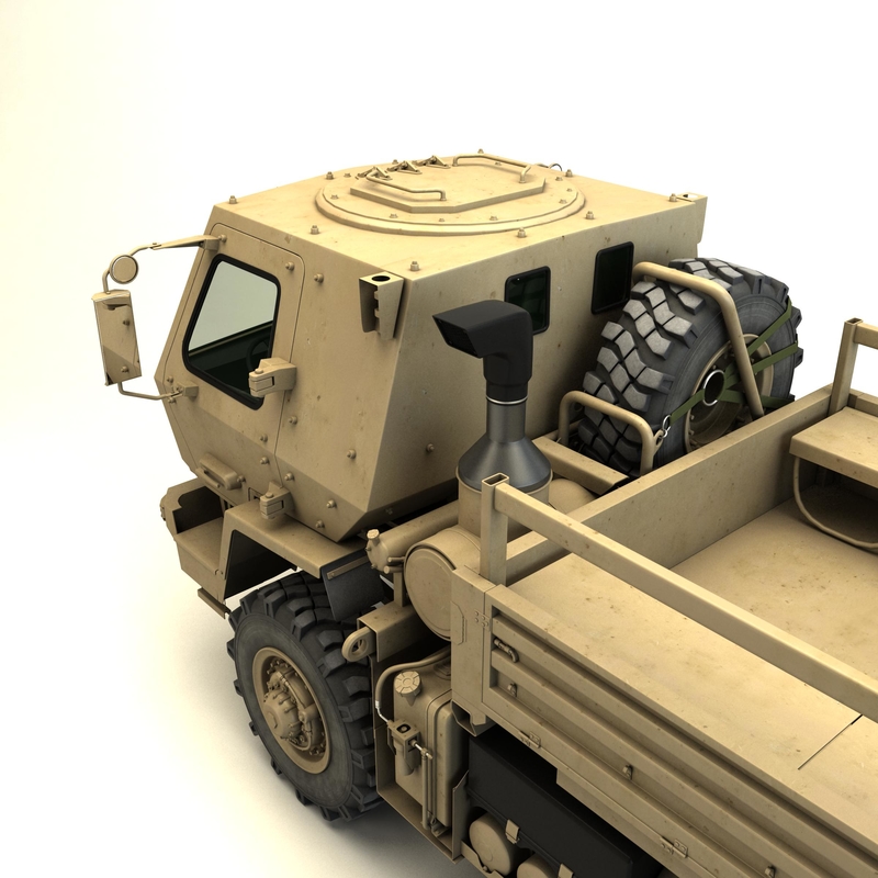fmtv military trucks 3d model