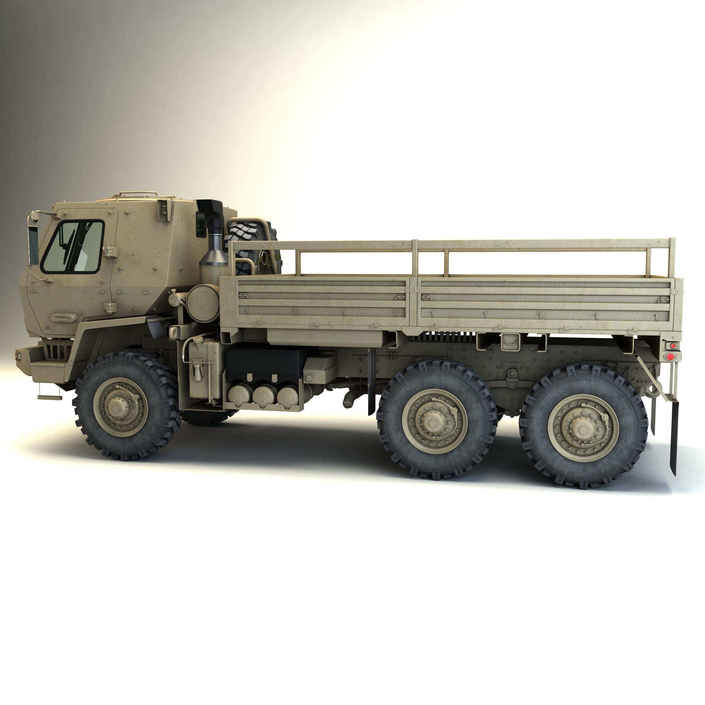 fmtv military trucks 3d model
