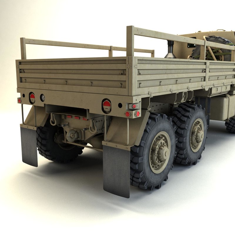 fmtv military trucks 3d model