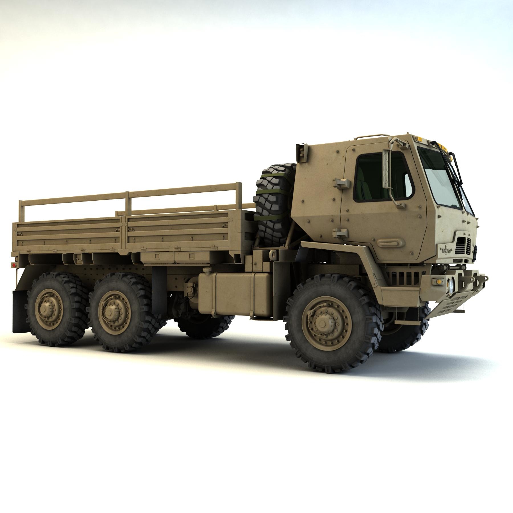 fmtv military trucks 3d model