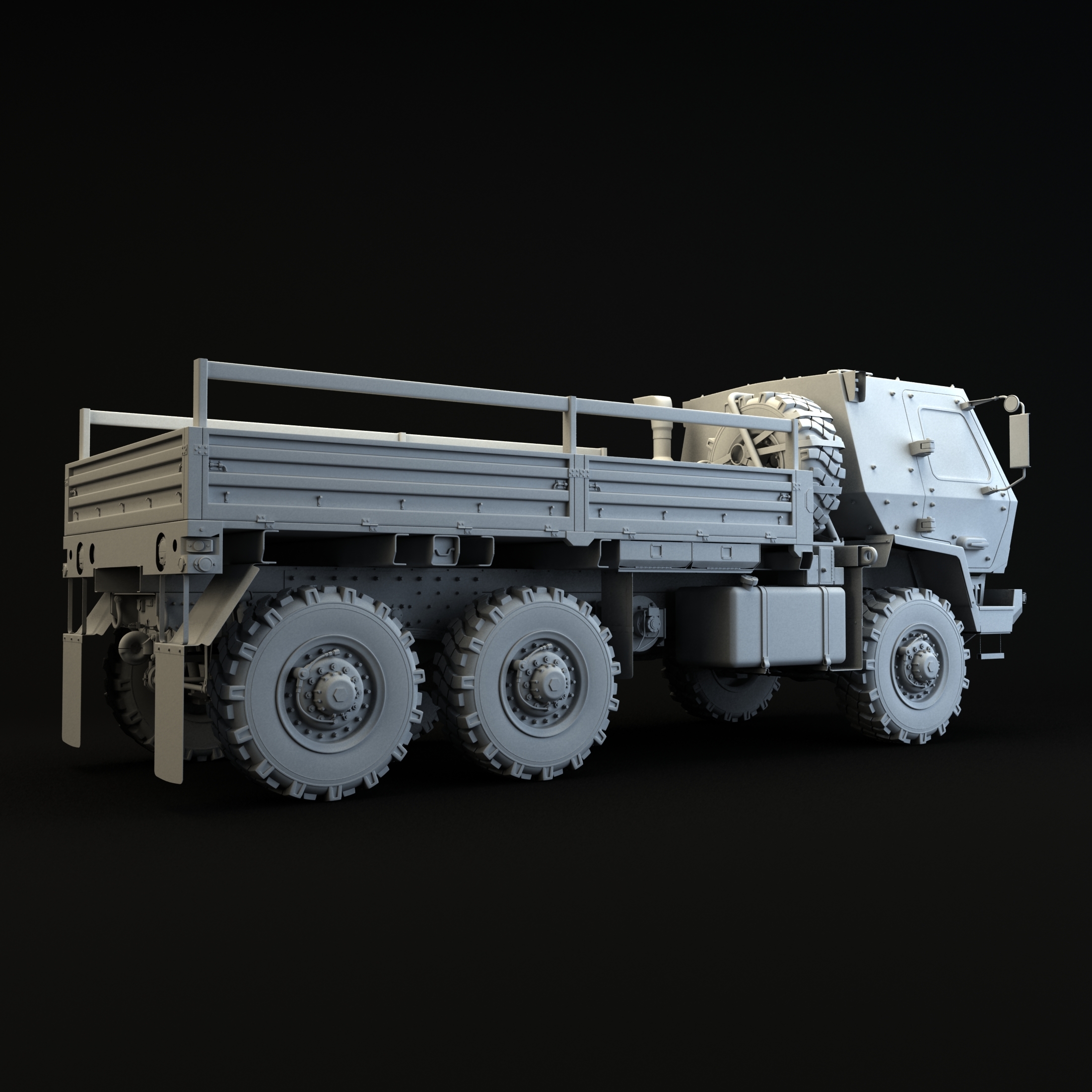 fmtv military trucks 3d model