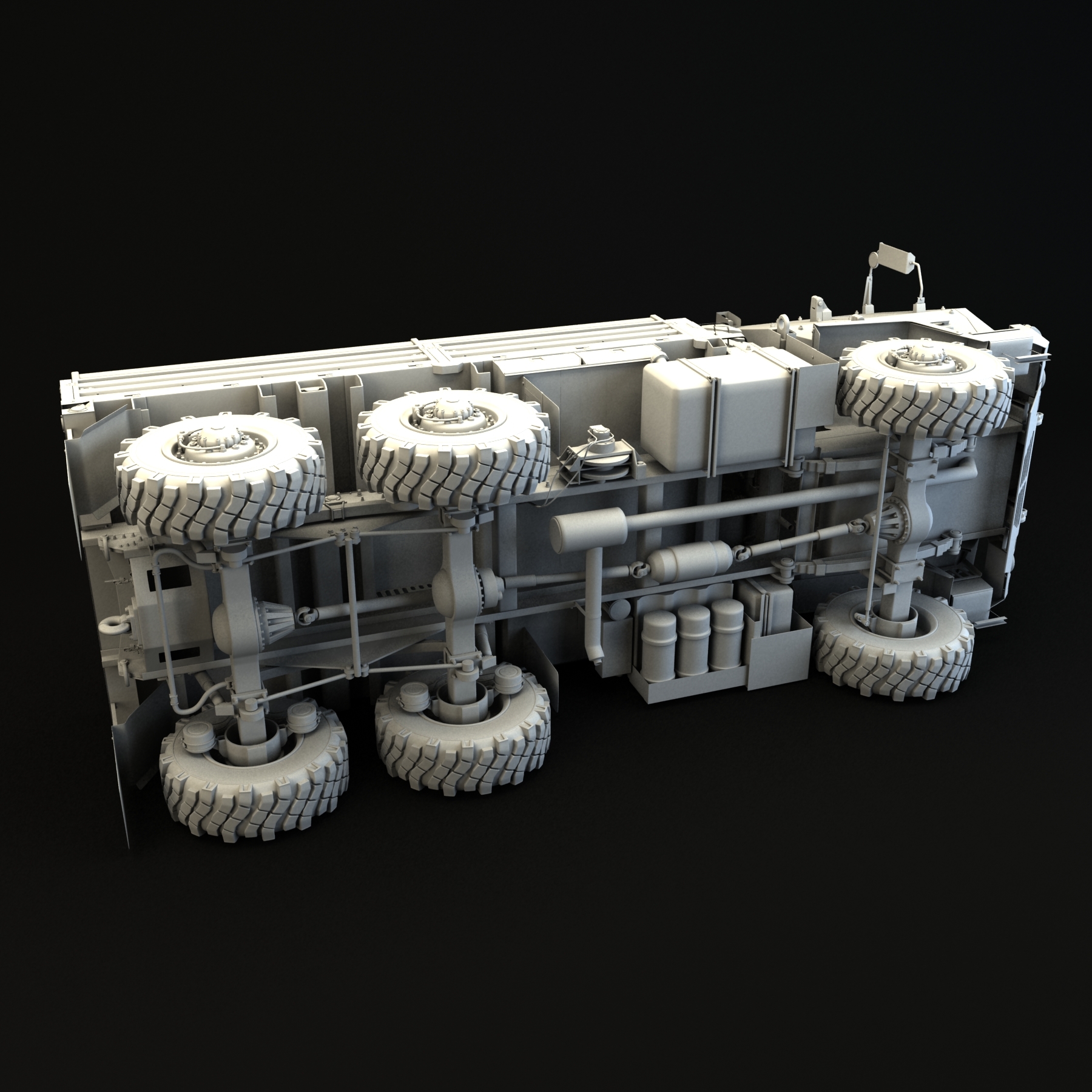 fmtv military trucks 3d model