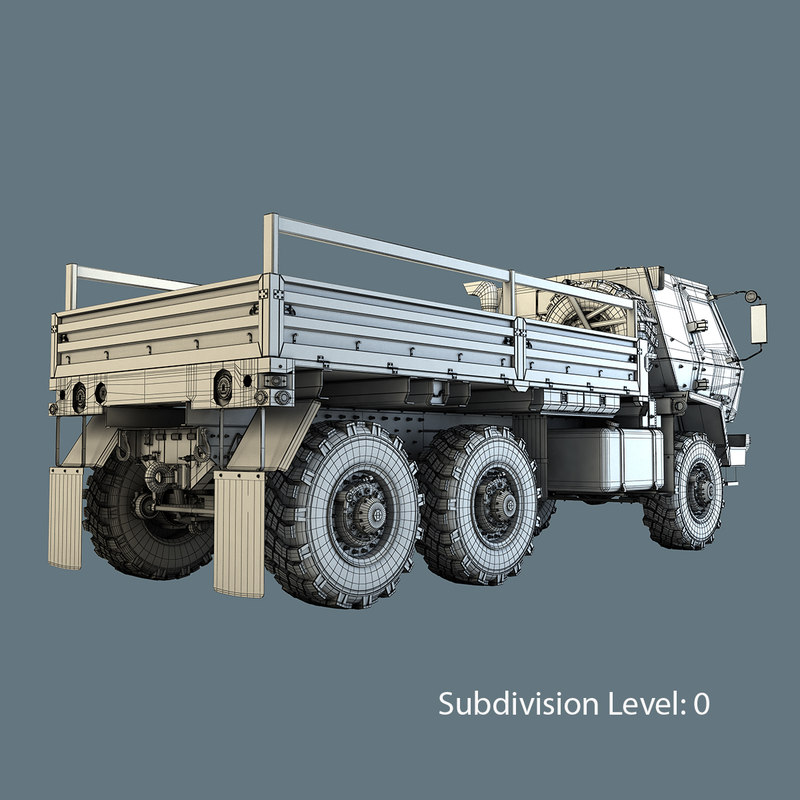 fmtv military trucks 3d model