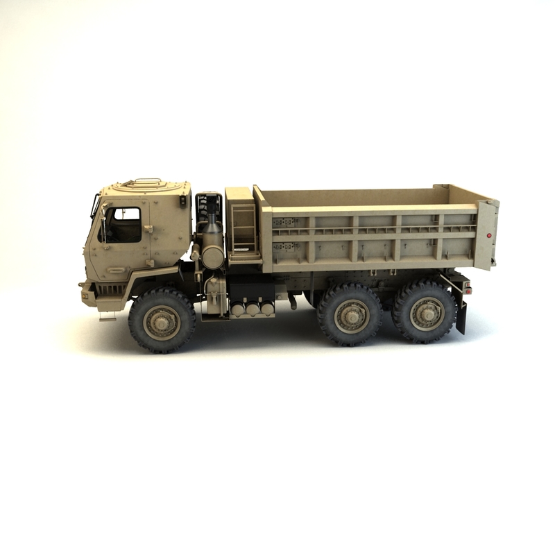 fmtv military trucks 3d model