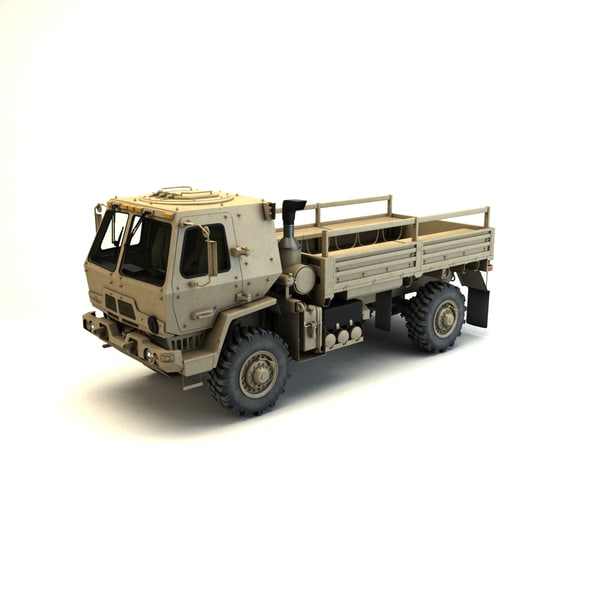 fmtv military trucks 3d model