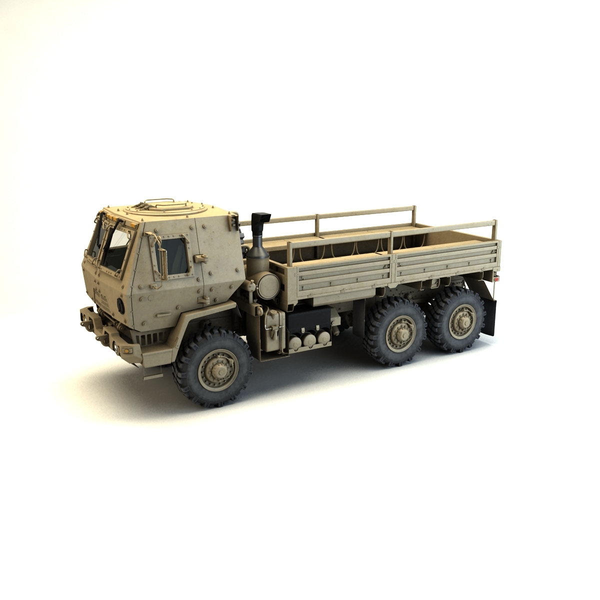 fmtv military trucks 3d model